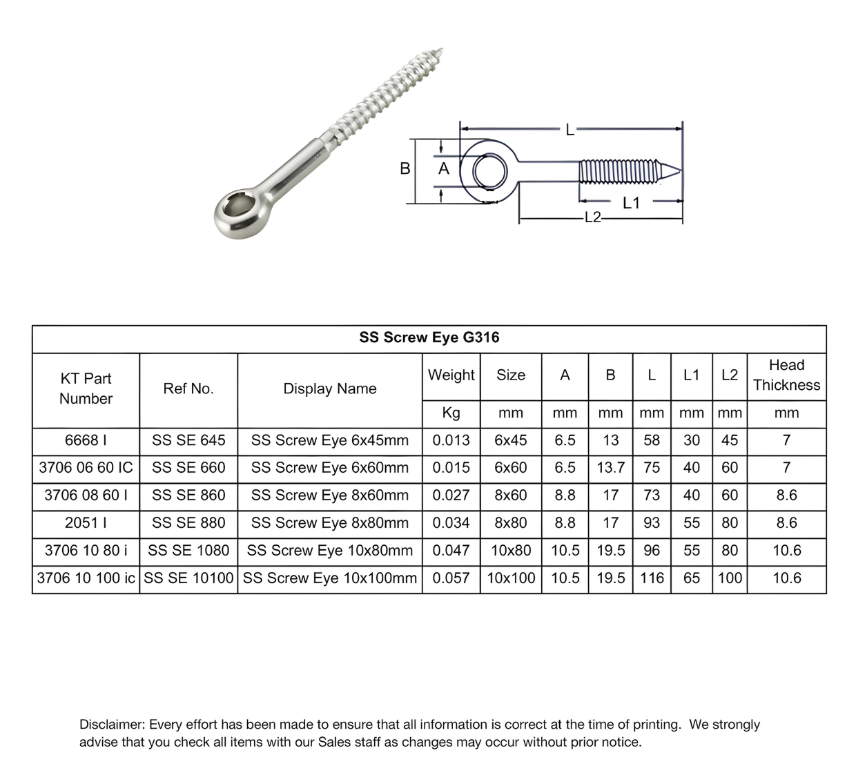 Versatile Screw Eye: Secure Fastening